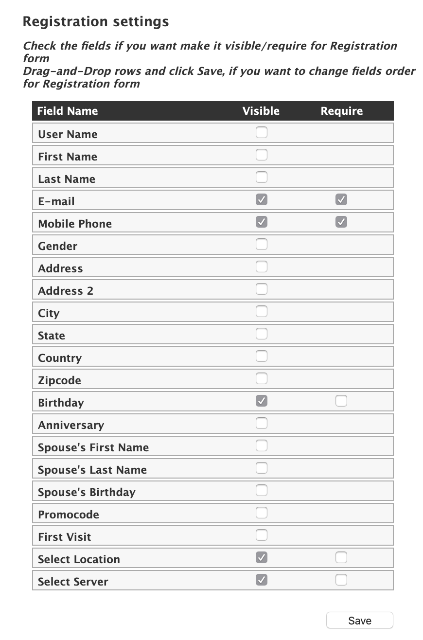 Signup/Registration Set Up Guide – Appsuite